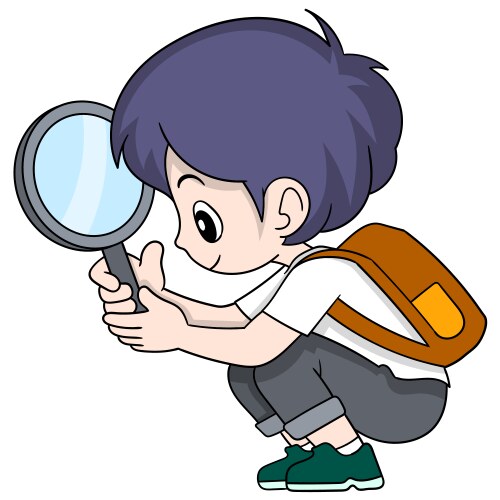 Cartoon Searching for Something Vector Images (68)