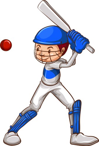 Cricket Sketch Draw Vector Images (over 880)