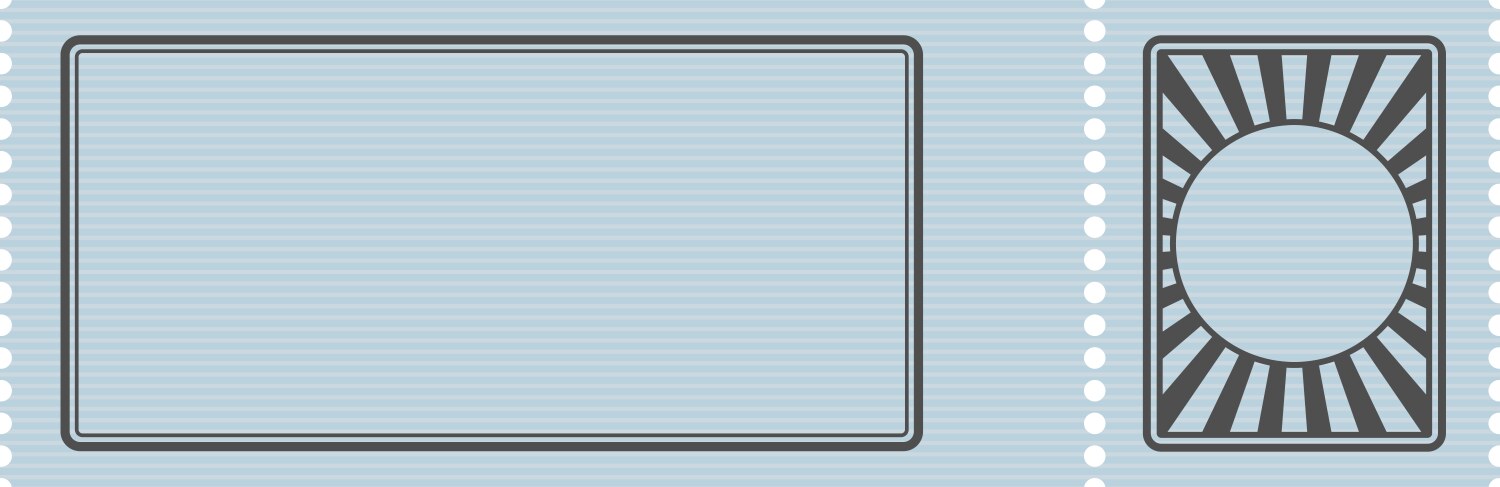 Set blank ticket template Royalty Free Vector Image