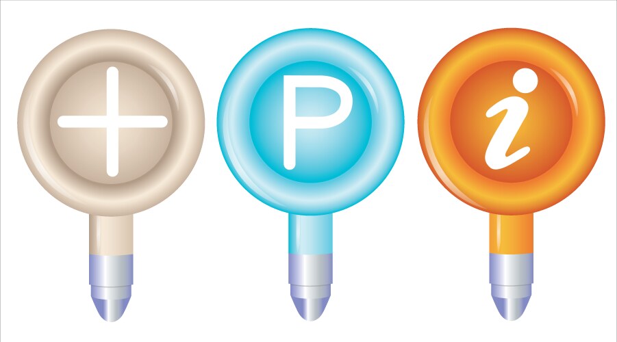 World navigation pointers Royalty Free Vector Image