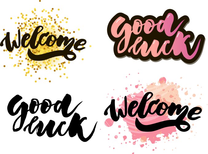 Welcome to the team Royalty Free Vector Image - VectorStock