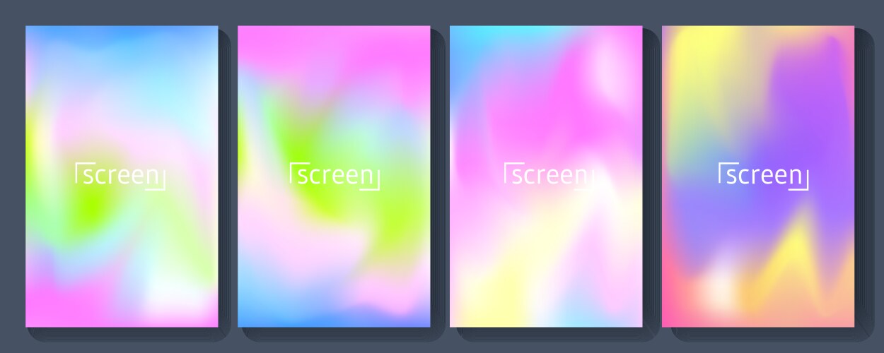 Vibrant geometric background with gradient Vector Image