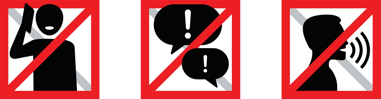 Keep Quiet Sign Clip Art Quiet Sign Images Free Download On Freepik