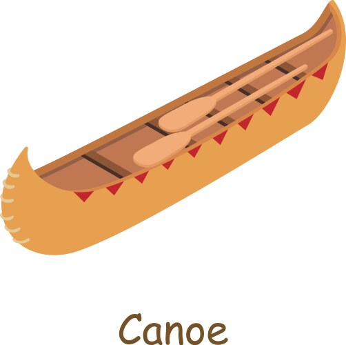 Canoe Royalty Free Vector Image - VectorStock