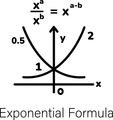 Half life formula Royalty Free Vector Image - VectorStock