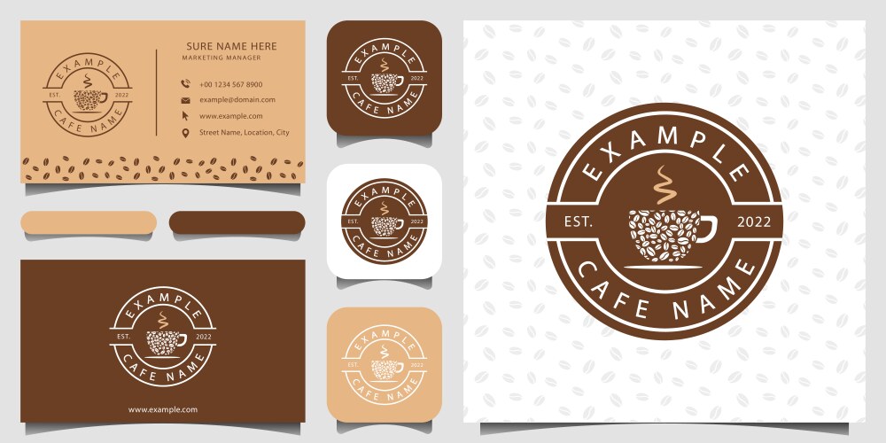 Cafe Restaurant Logo Design Cafe Restaurant Logo Template