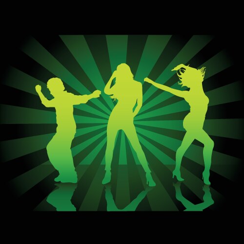 Dancing group dancer practice street dance Vector Image