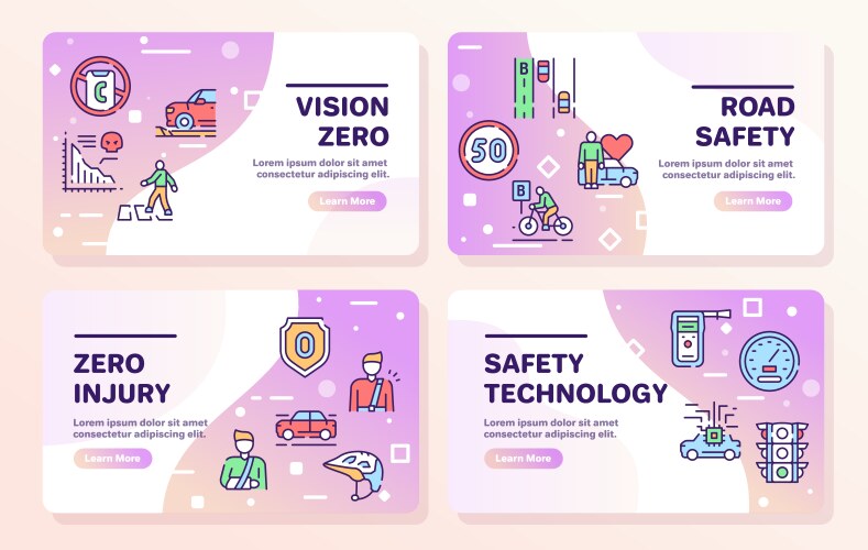 Rules solid icon set Royalty Free Vector Image