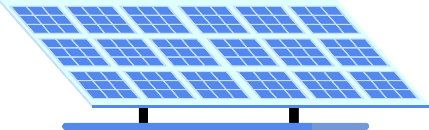 Solar panels realistic 3d set Royalty Free Vector Image