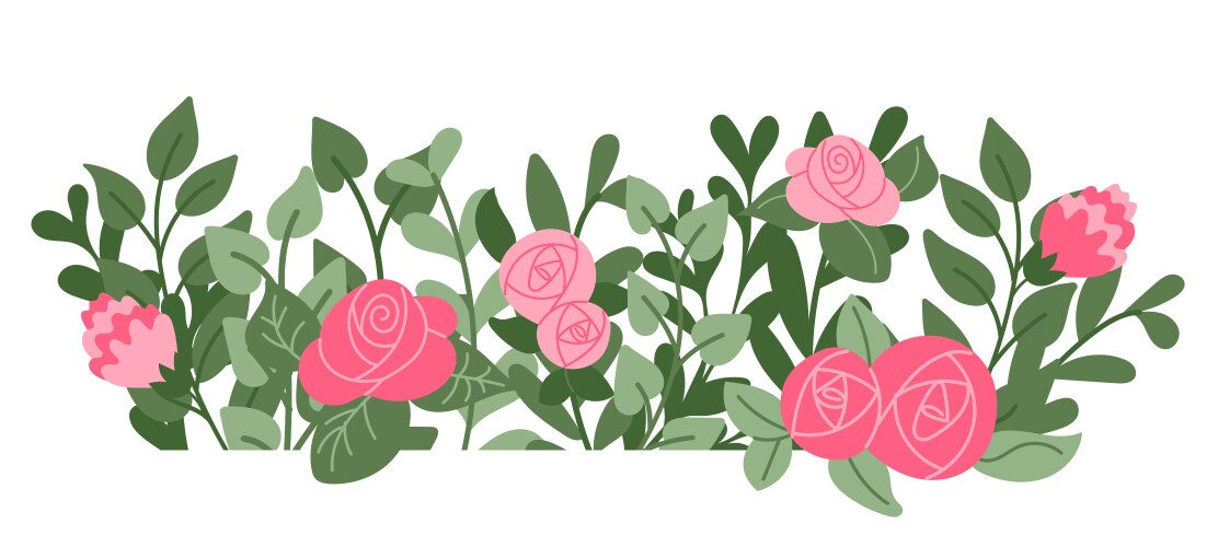 Simple Flower Border Vector Images (over 17,000)
