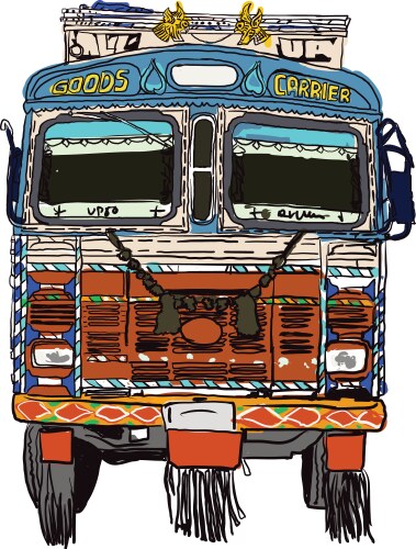 Indian Truck Vector Images (over 630)