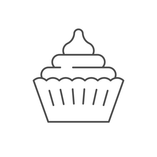 Cupcake Outline Vector Images (over 14,000)