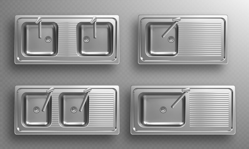 Kitchen Sink Top View Vector Images (over 310)