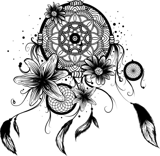 Dream Catcher Vector Images (over 9,400)