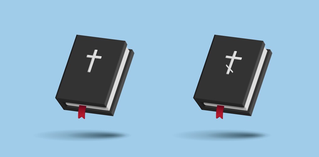 Holy bible symbol worship church psalm icon Vector Image