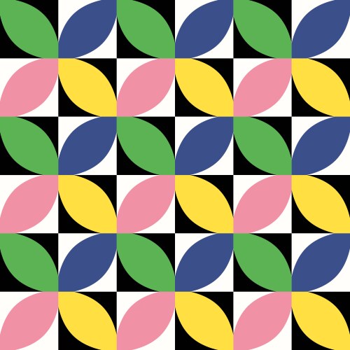 Abstract geo art pattern composition Royalty Free Vector