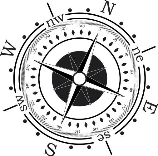 Compass Black and White Vector Images (over 64,000)