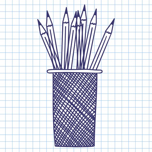 Pencil Case Cartoon Vector Images (over 1,200)