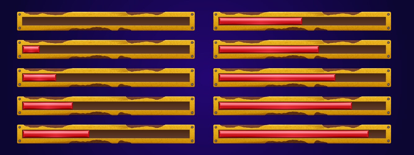 Game Progress Bar Vector Images (over 3,000)