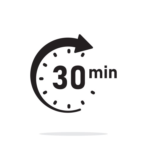 30 Minutes Vector Images (over 1,600)
