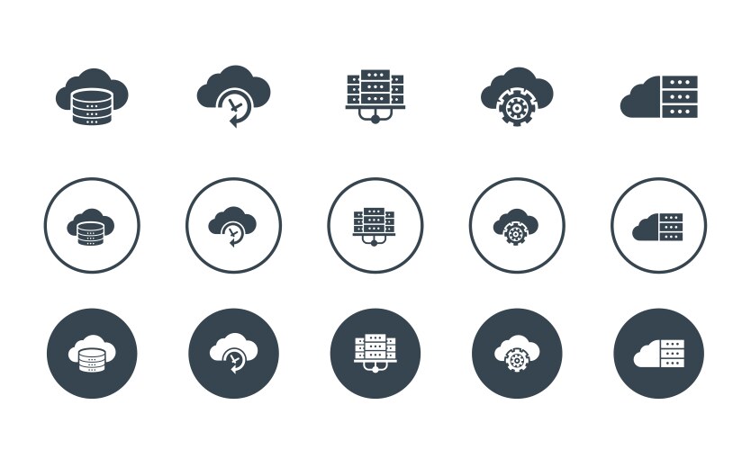 Storage Backup Royalty Free Vector Image Vectorstock