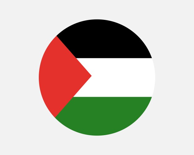 Palestine flag Royalty Free Vector Image - VectorStock