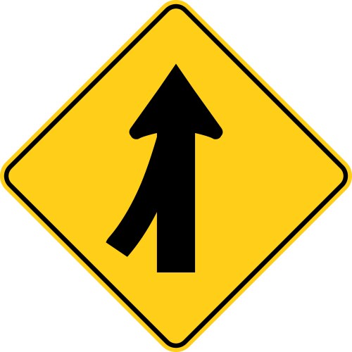 Usa traffic road signs no left turn Royalty Free Vector