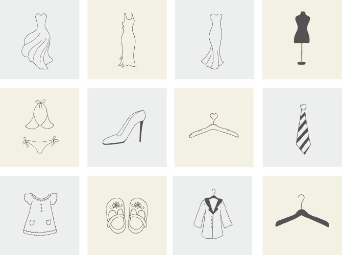 Wardrobe collection logo Vector Images & Graphics for Commercial Use ...
