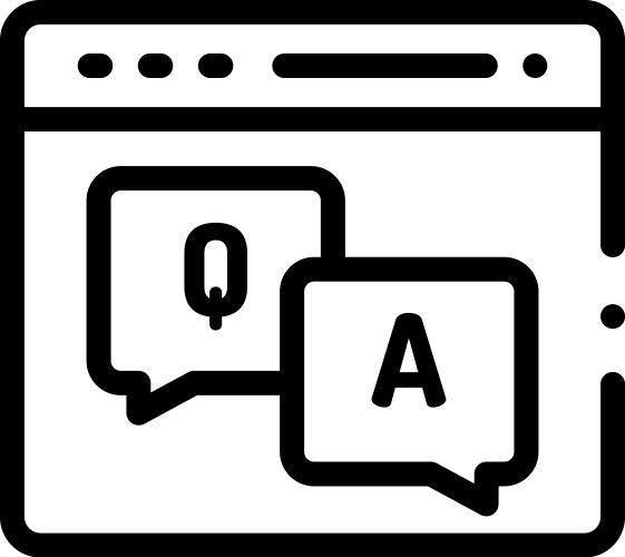 Attention icon thin linear style design isolated Vector Image