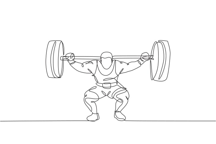 Strong muscular hand bicep with zeus thunderbolt Vector Image