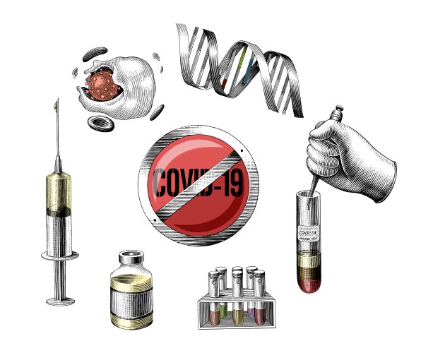 Covid 19 drawing Vector Images & Graphics for Commercial Use | VectorStock