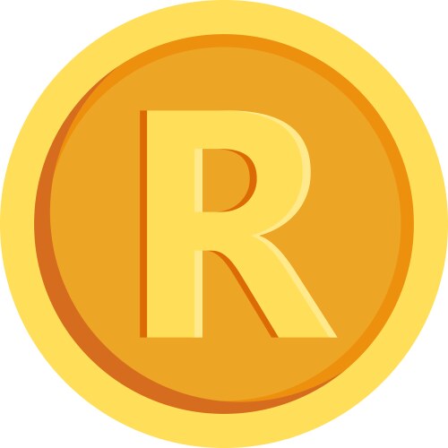 Rand symbol currency Vector Images & Graphics for Commercial Use ...