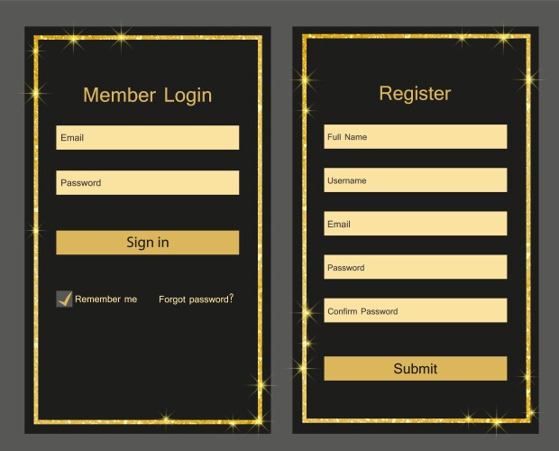 Login Royalty Free Vector Image - VectorStock