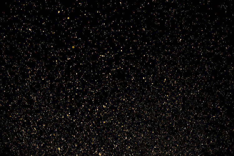 Golden stardust Royalty Free Vector Image - VectorStock