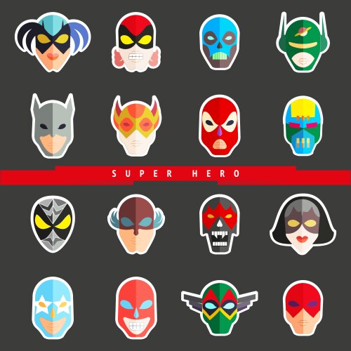 Superhero Avatars Vector Images (over 2,800)