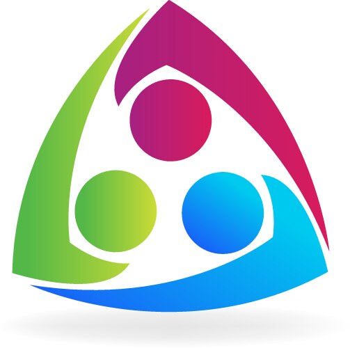 Teamwork & Collaboration Icon Royalty Free Vector Image