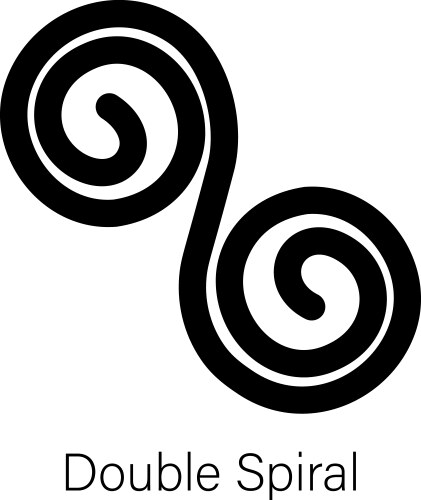 Double Spiral Vector Images (over 1,000)