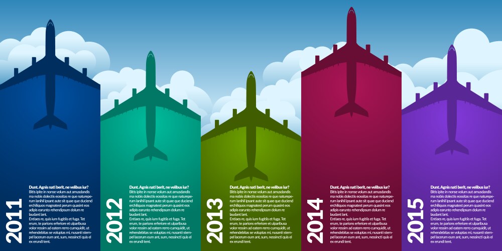 Airplane Flight Infographic Vector Images (over 4,700)