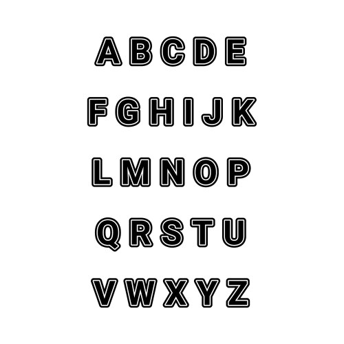 Double Fonts Vector Images (over 2,700)