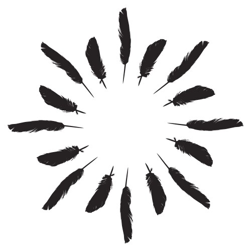 Circle Feather Vector Images (over 9,800)