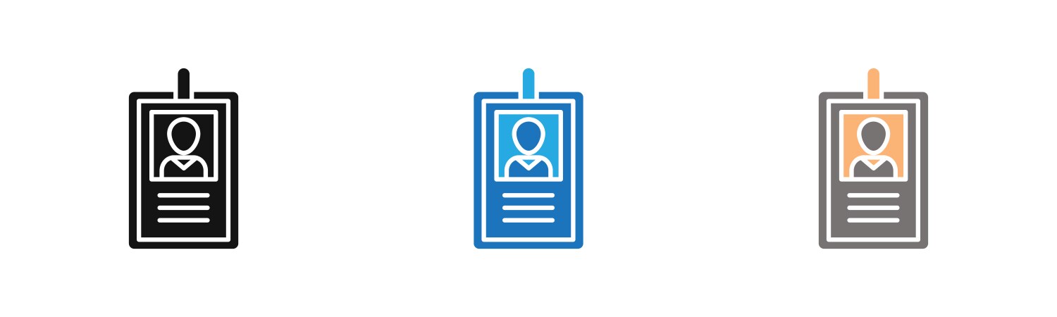 Employment Id Card Vector Images (over 960)