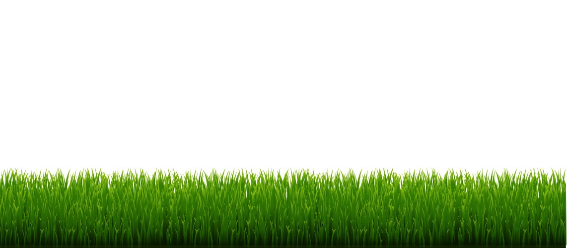 Spring grass border with rabbits Royalty Free Vector Image