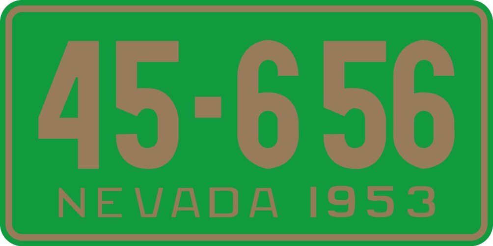 License Plate Vector Images (over 1,800)