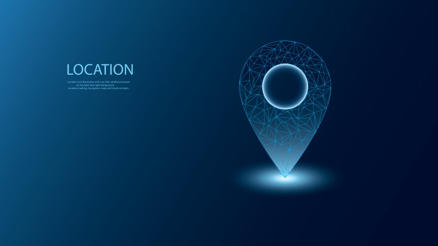 Location icon Royalty Free Vector Image - VectorStock