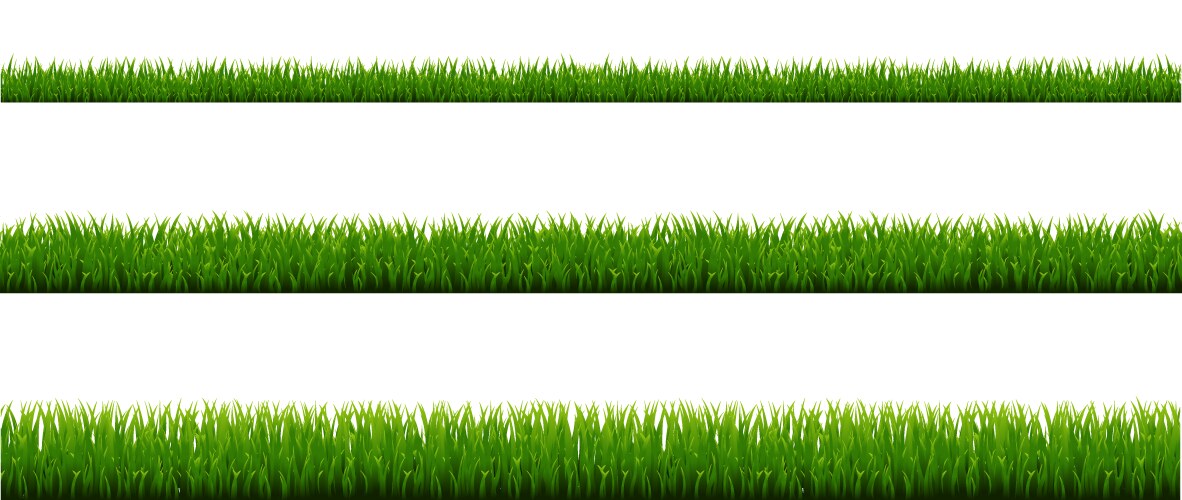 Spring grass border with rabbits Royalty Free Vector Image