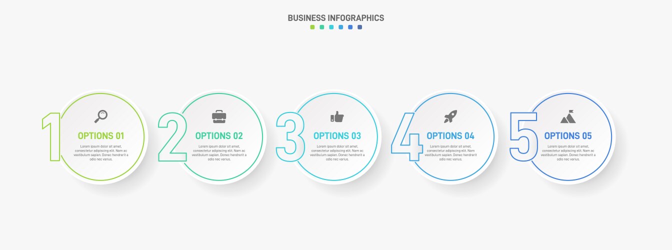 Horizontal progress bar featuring 3 arrow-shaped Vector Image