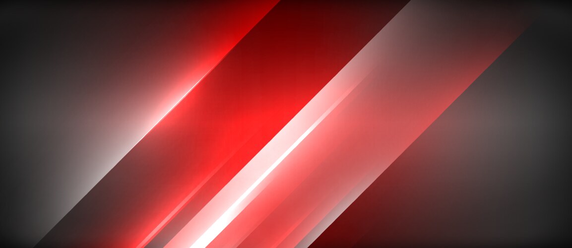 Neon dynamic diagonal light rays background Vector Image