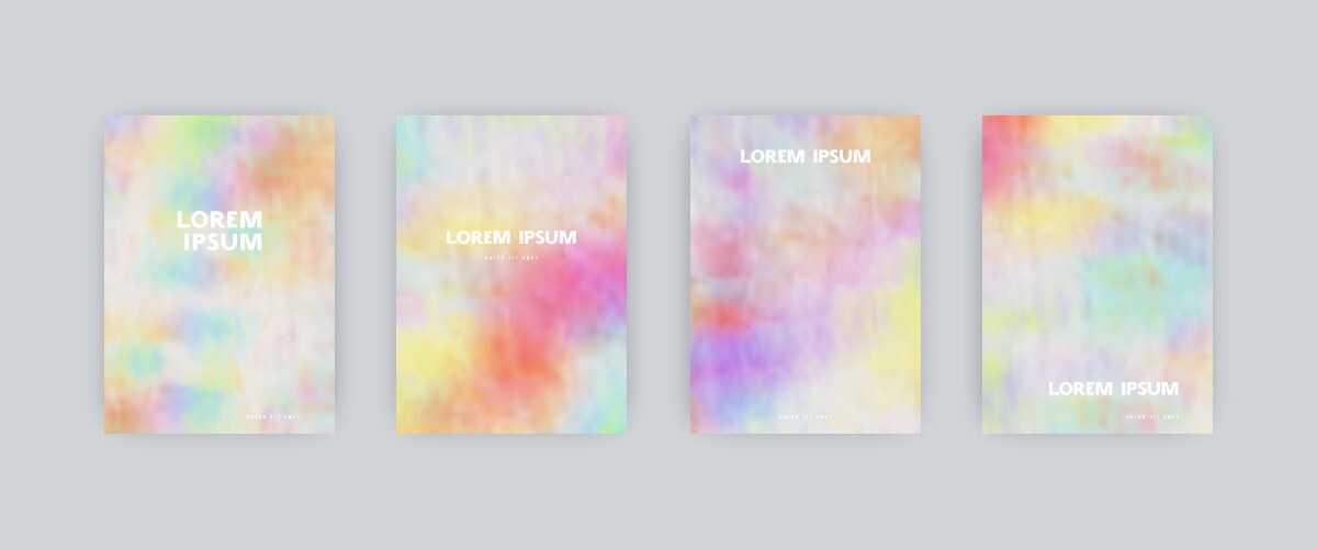 Set of cover templates Royalty Free Vector Image