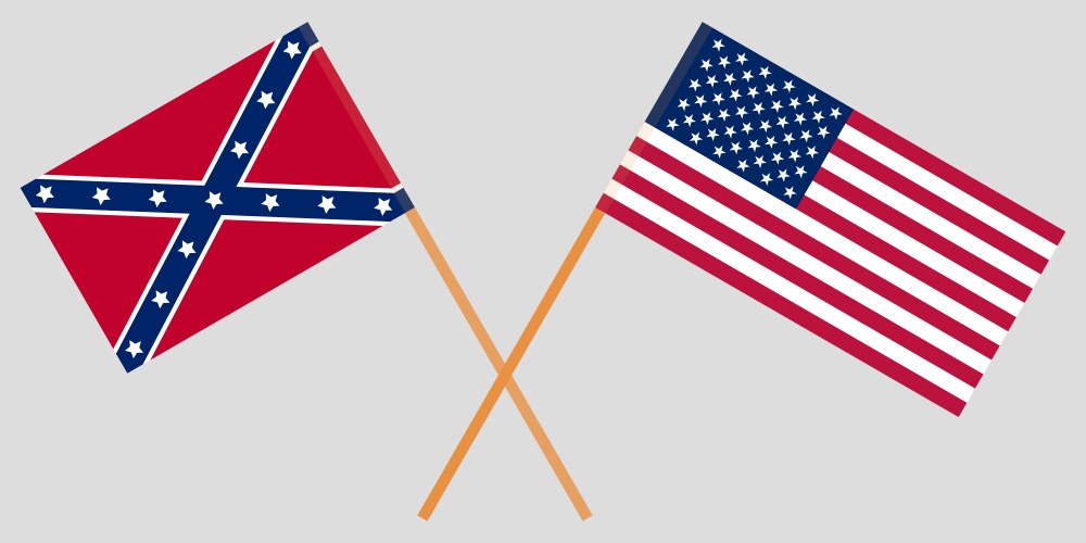 Confederate flag Royalty Free Vector Image - VectorStock