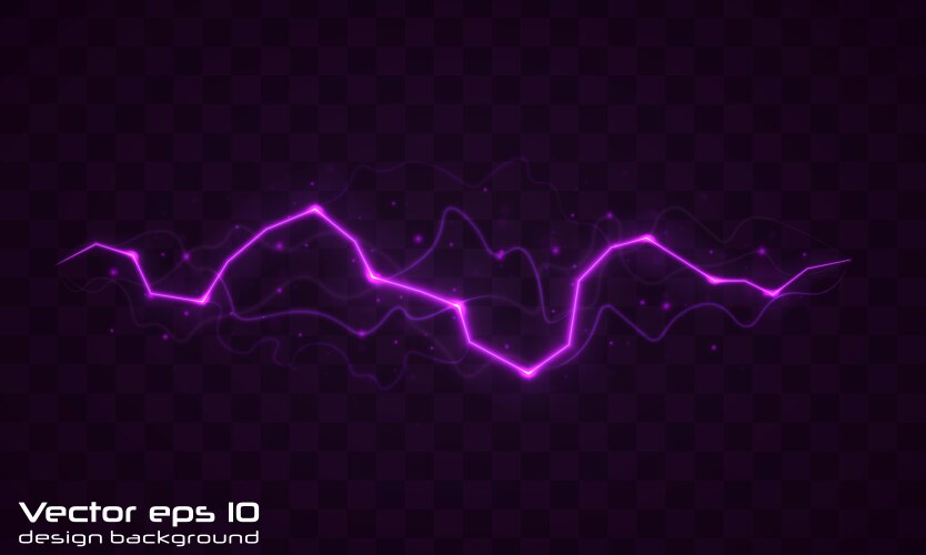 Lightning neon label Royalty Free Vector Image